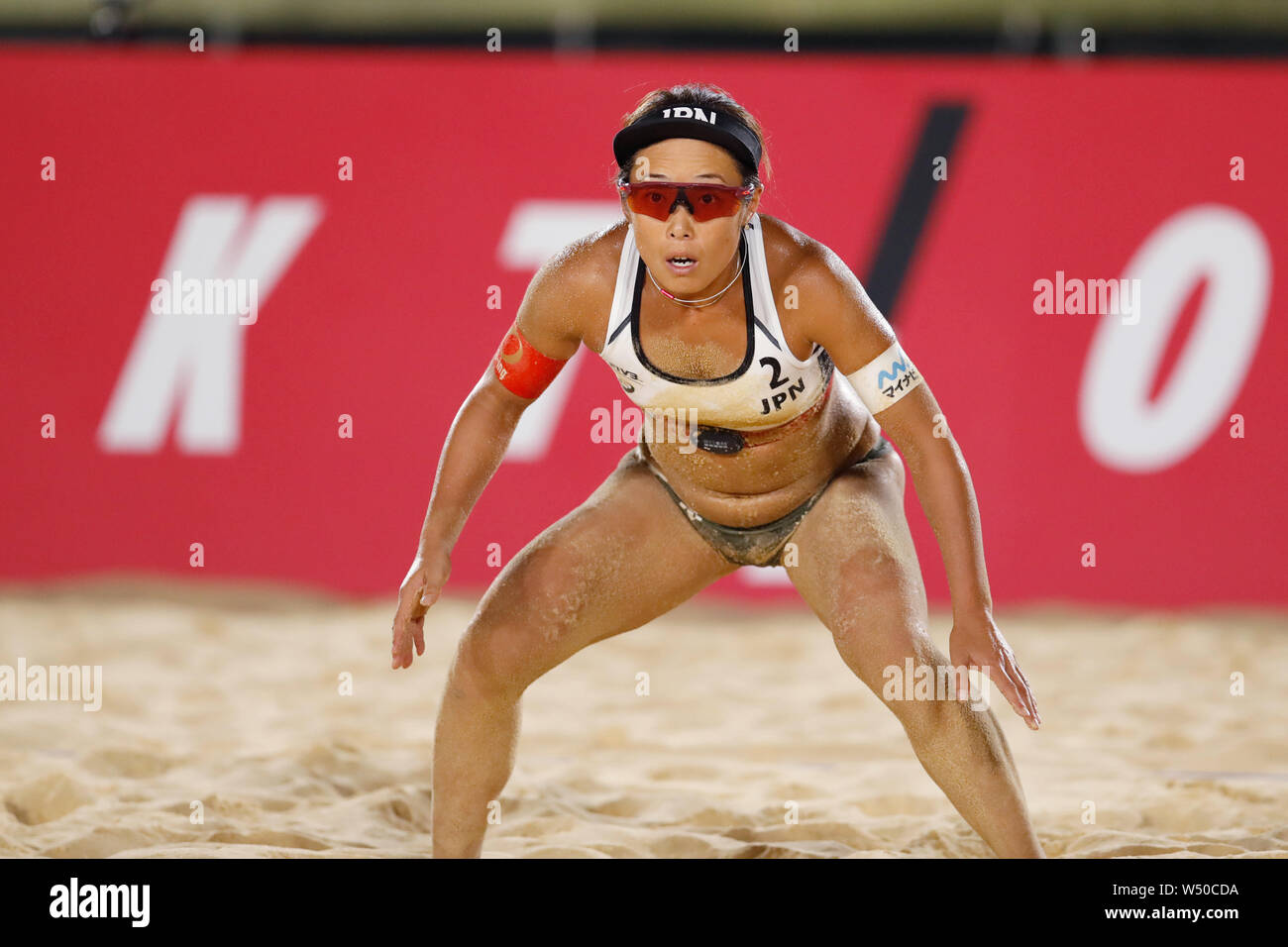Tokyo, Japan. 25th July, 2019. Megumi Murakami (JPN) Beach Volleyball : FIVB Beach Volleyball ...