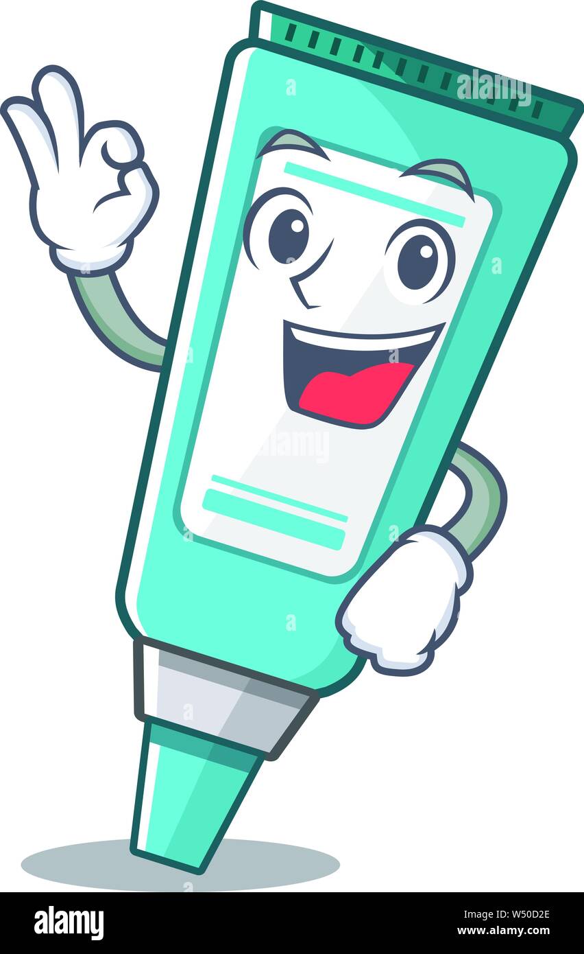 Okay ointment isolated with in the cartoon vector illustration Stock ...