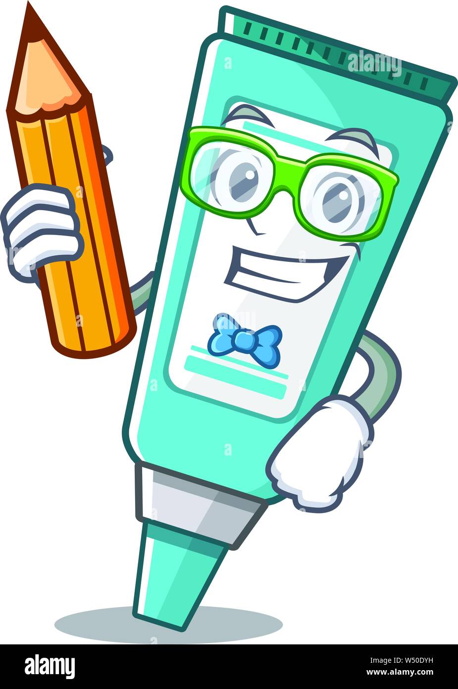 Student ointment isolated with in the cartoon vector illustration Stock ...