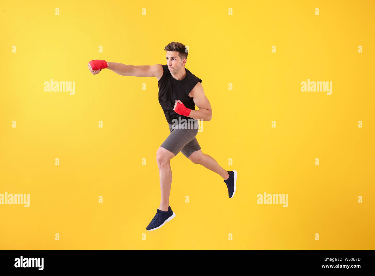 Portrait kickboxer hi-res stock photography and images - Alamy