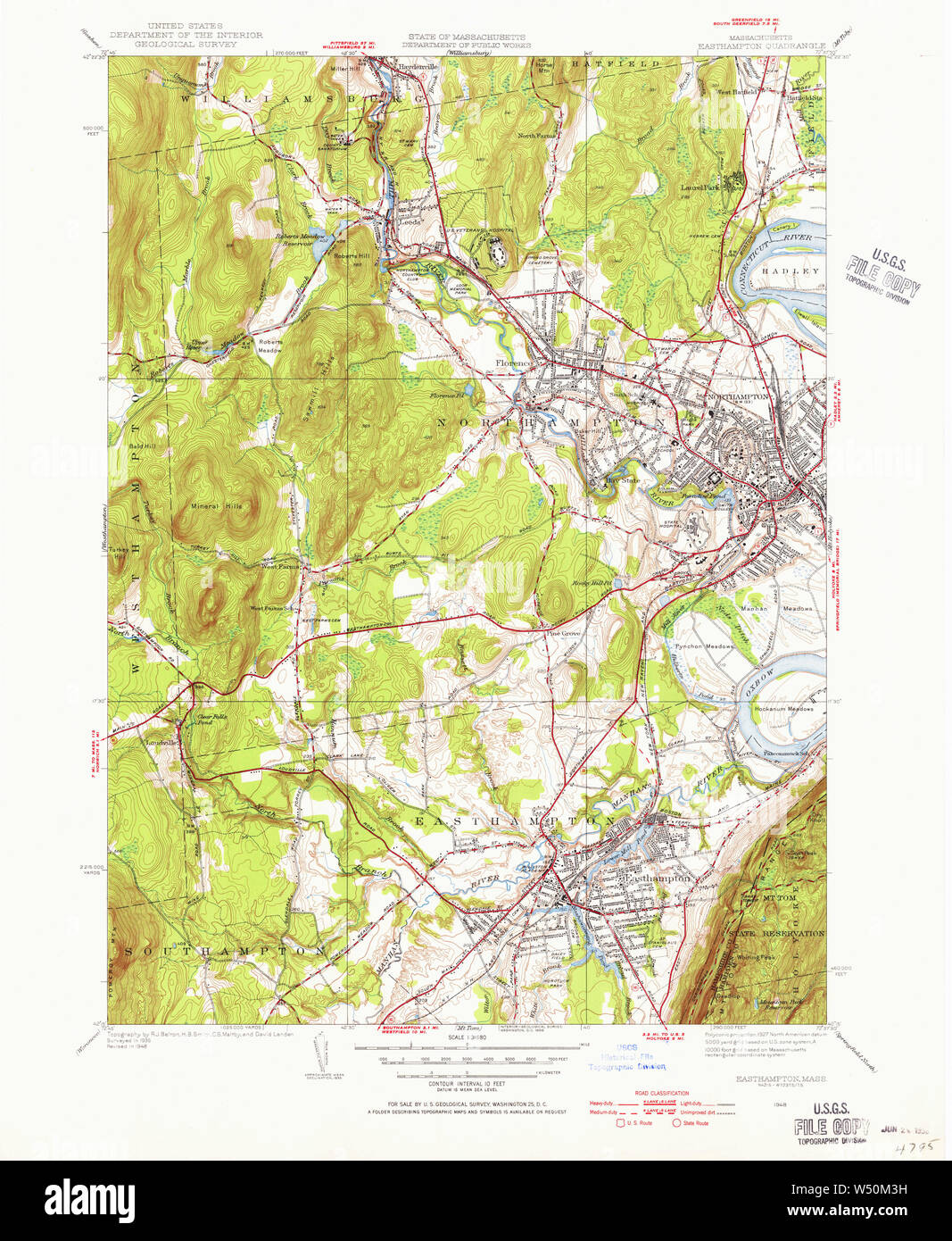 Map of easthampton hi-res stock photography and images - Alamy