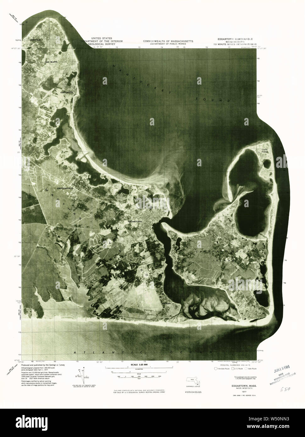 Map of edgartown hi-res stock photography and images - Alamy