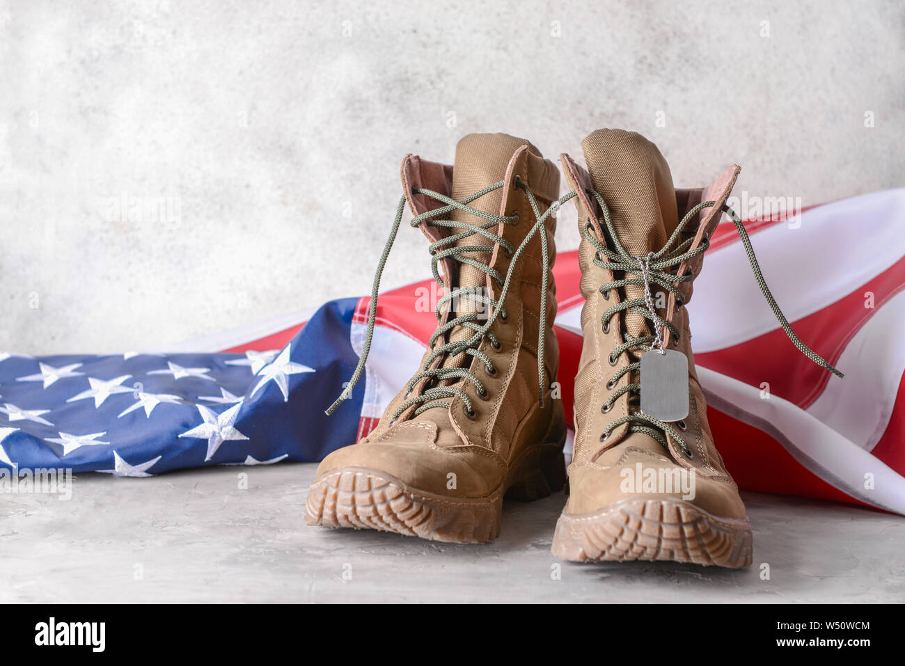 Us military forces boots hi-res stock photography and images - Alamy