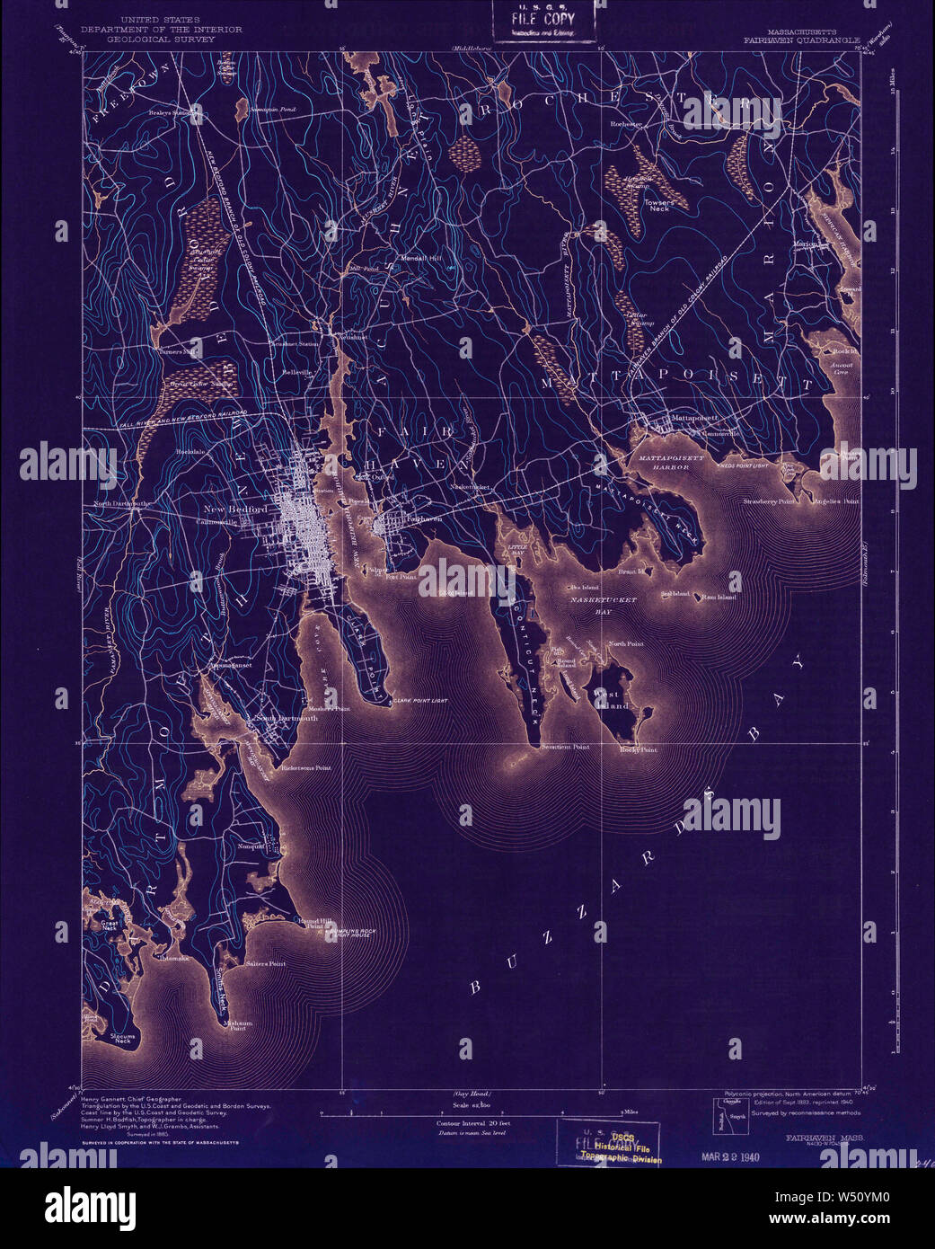 Map of fairhaven hi-res stock photography and images - Alamy