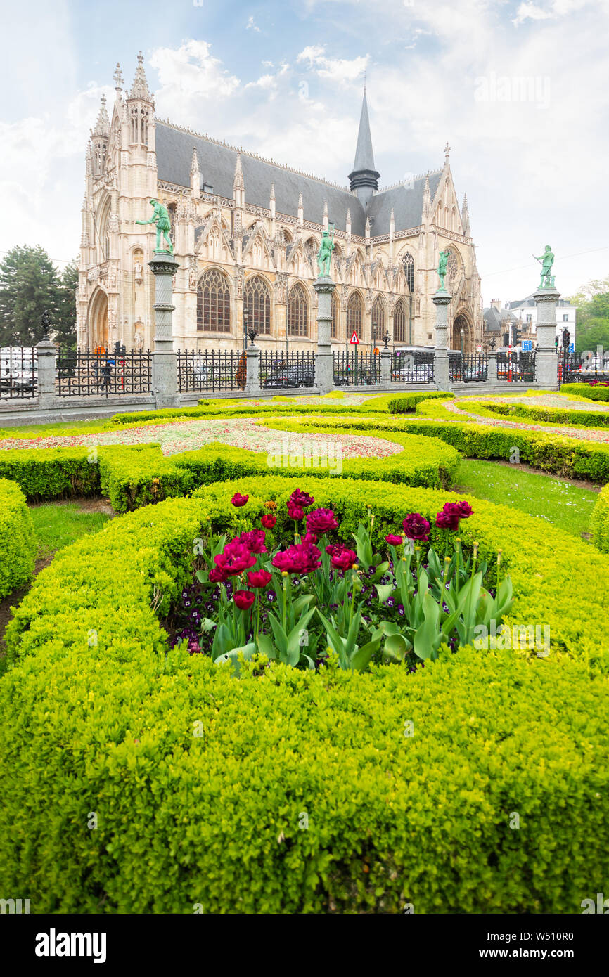 Square of Petit Sablon in Brussels, Belgium Stock Photo - Alamy