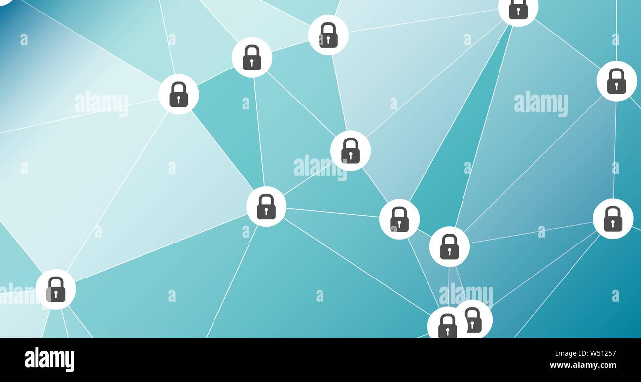 Cyber security vector concept lock Stock Vector Image & Art - Alamy