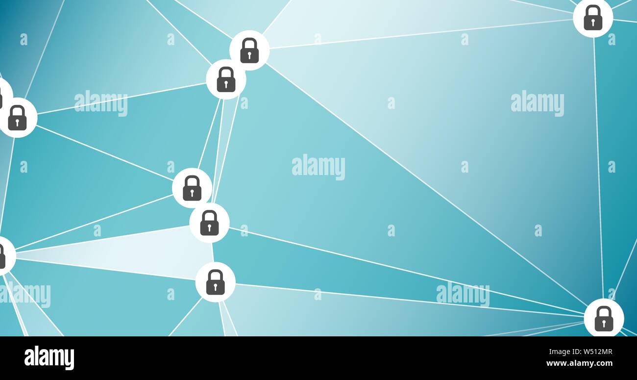Digital cybersecurity network protection Stock Vector Images - Alamy