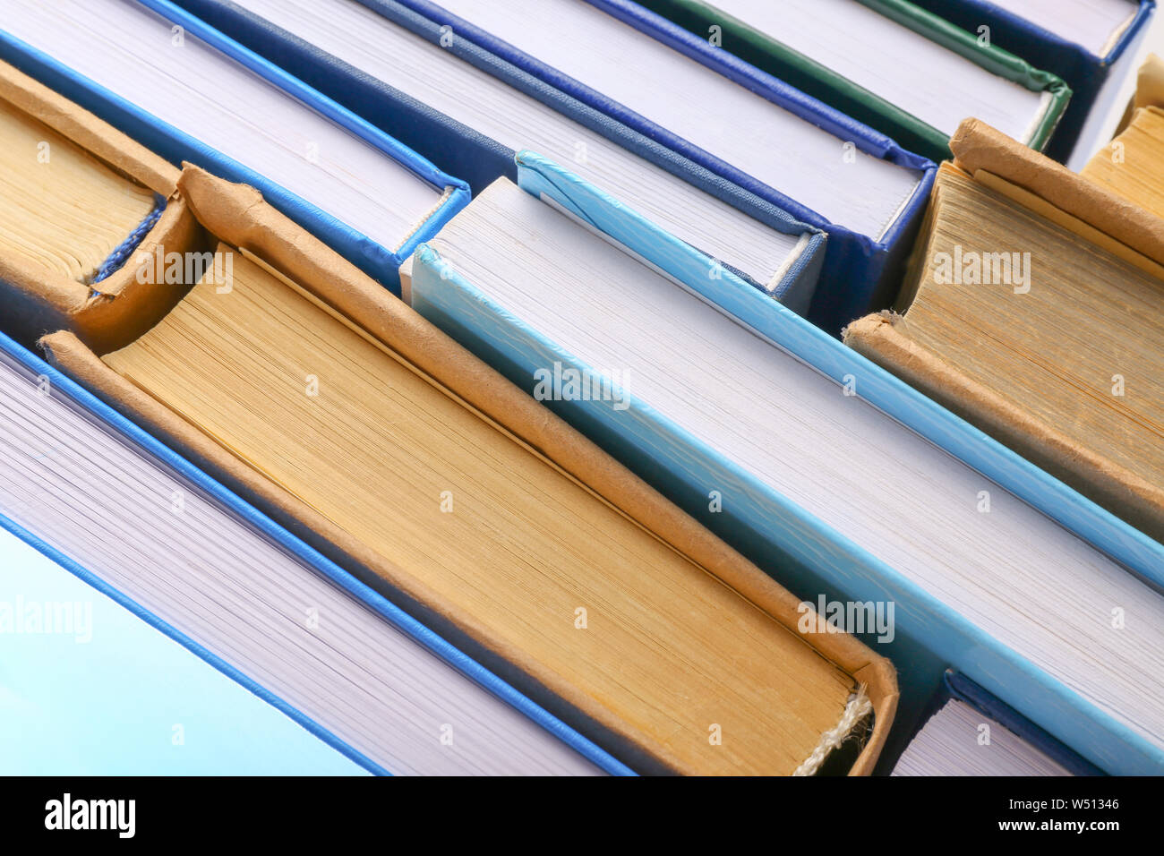 Many different books, closeup view Stock Photo - Alamy