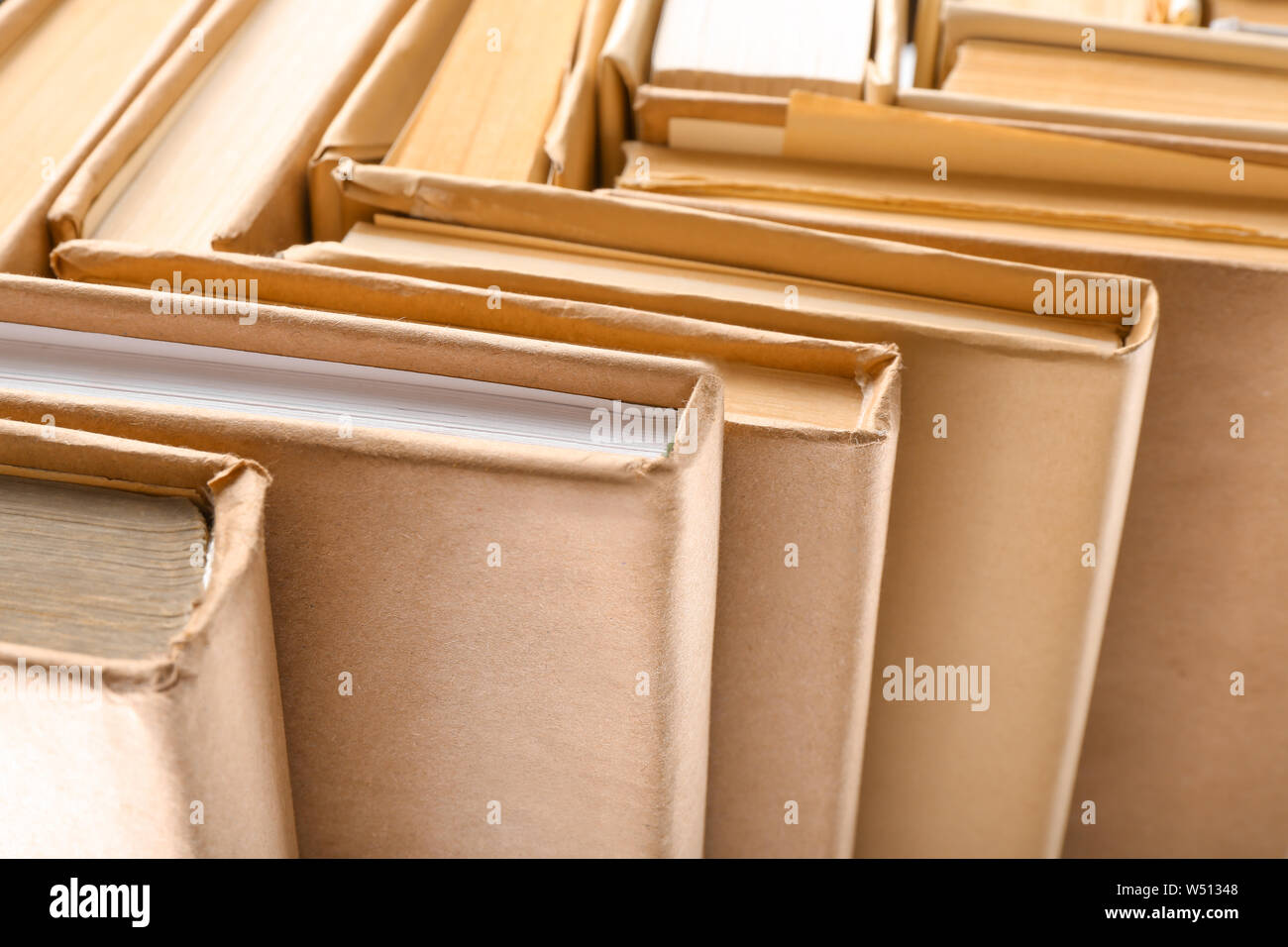 Many different books, closeup view Stock Photo - Alamy