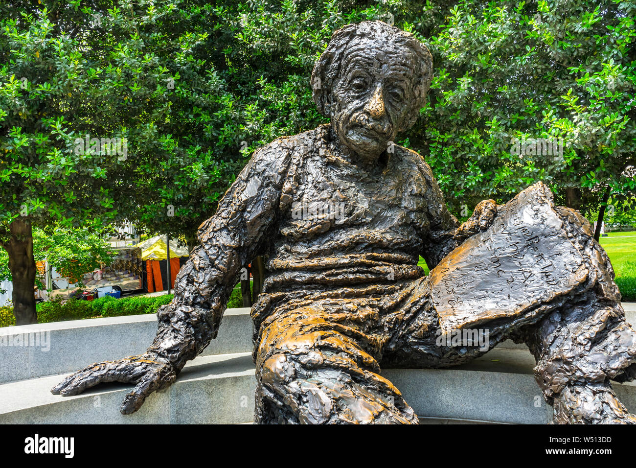 Albert Einstein Memorial Statue Monument National Academy of Sciences ...