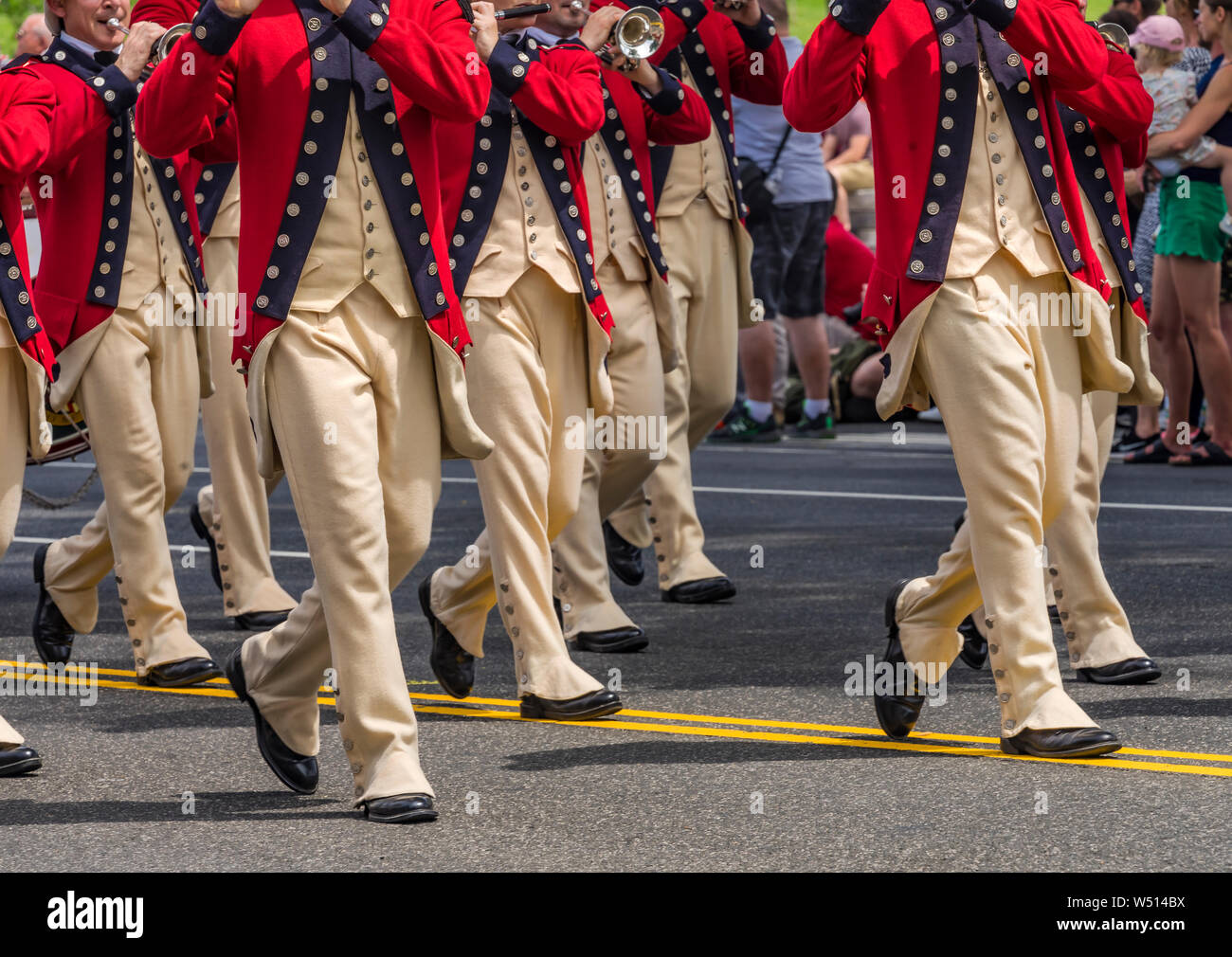 Continental Army Flute Band Memorial Day Parade Washington DC Stock ...