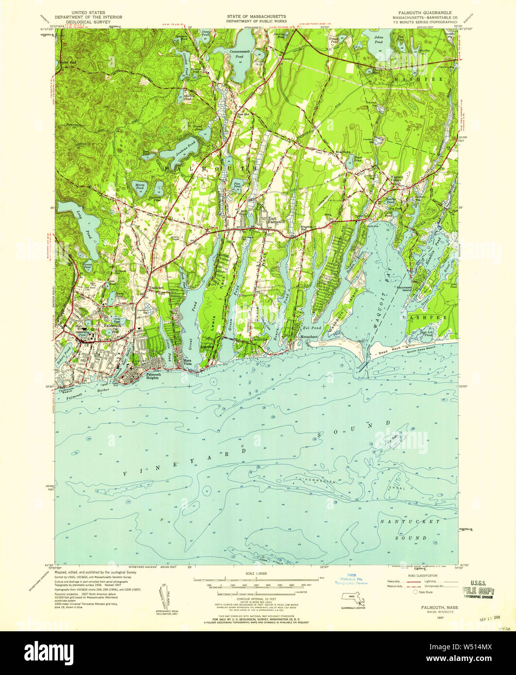 Falmouth massachusetts map hi-res stock photography and images - Alamy