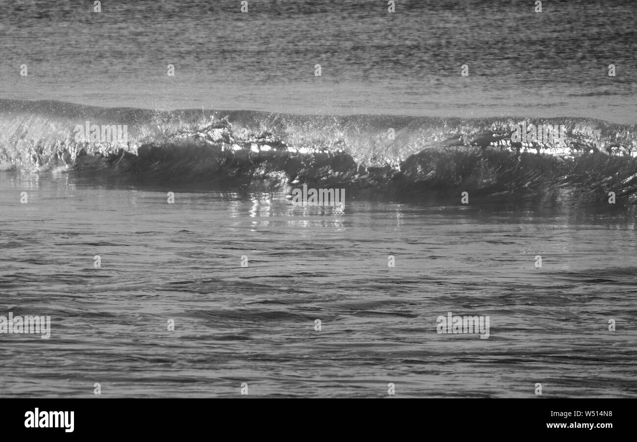 Silver Wave Black and White Stock Photos & Images - Alamy