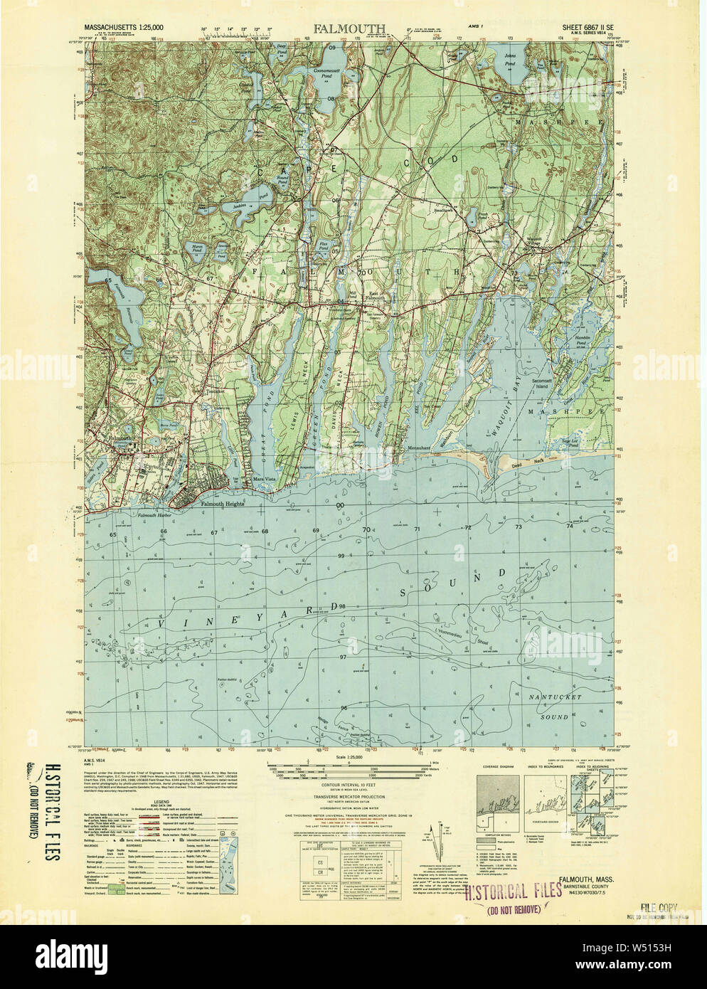 Map of falmouth massachusetts hi-res stock photography and images - Alamy