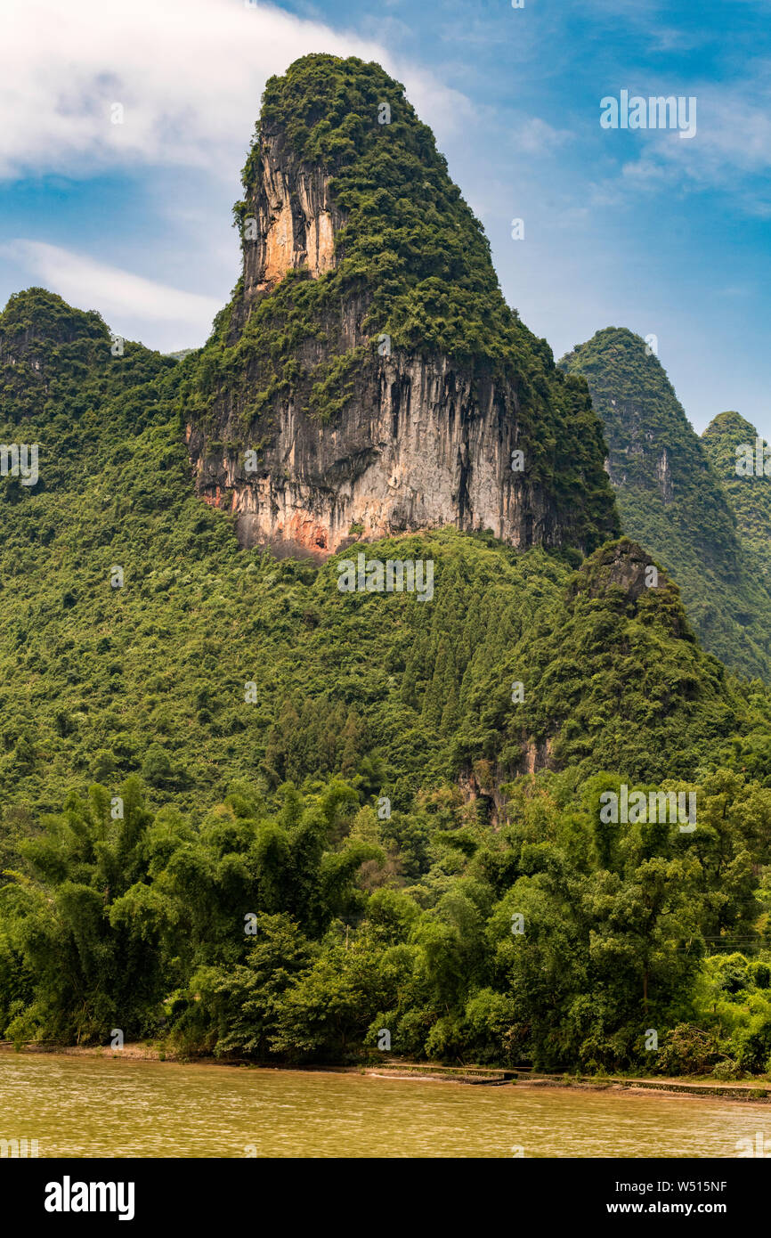 karst mountain forest guilin china day Stock Photo - Alamy