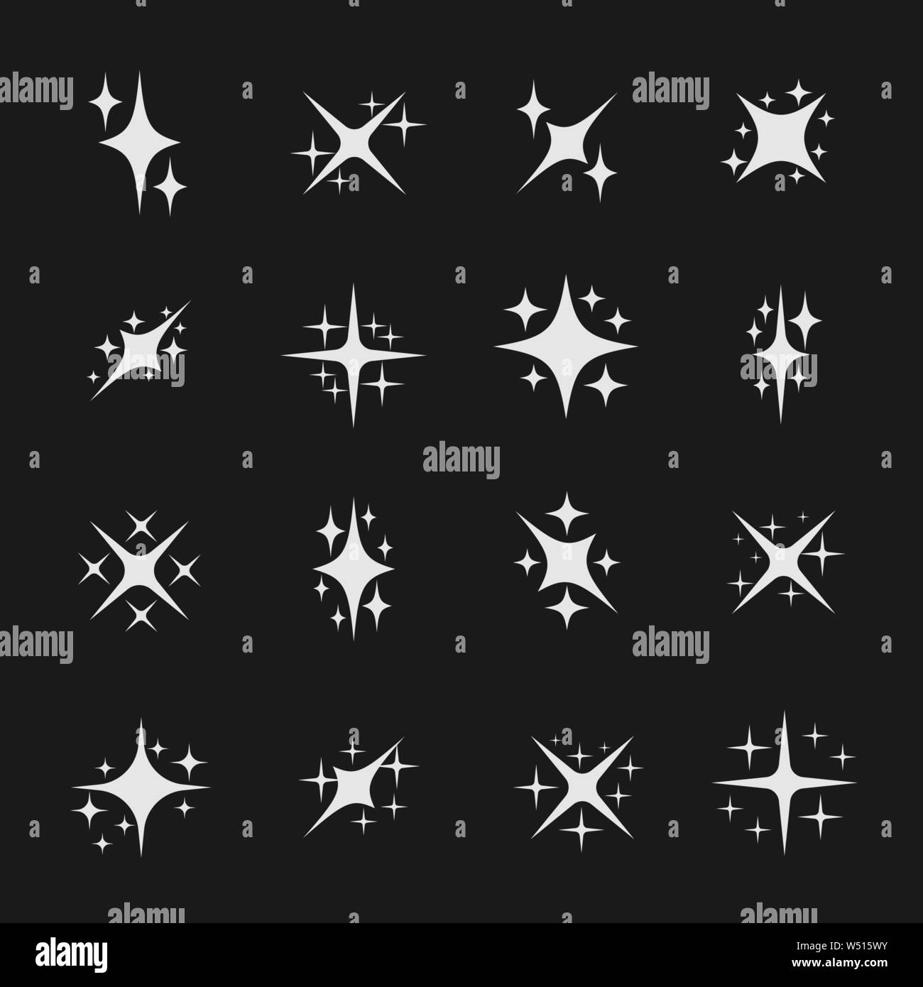 Stars and sparks Stock Vector Image & Art - Alamy