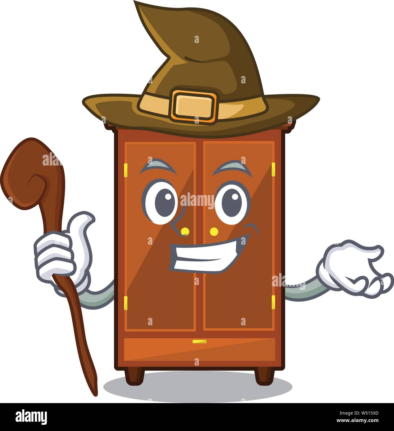 Witch wardrobe Stock Vector Images - Alamy
