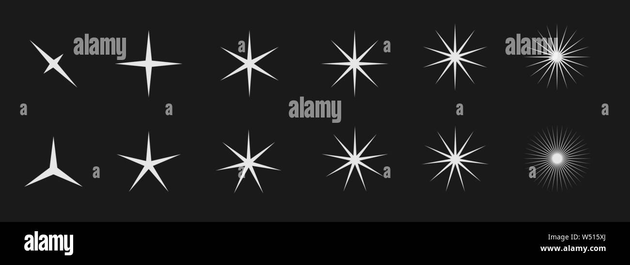 Stars and sparks Stock Vector Image & Art - Alamy