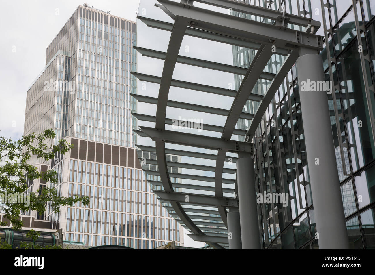 Skyscraper and Office Building, Frankfurt; Germany Stock Photo - Alamy