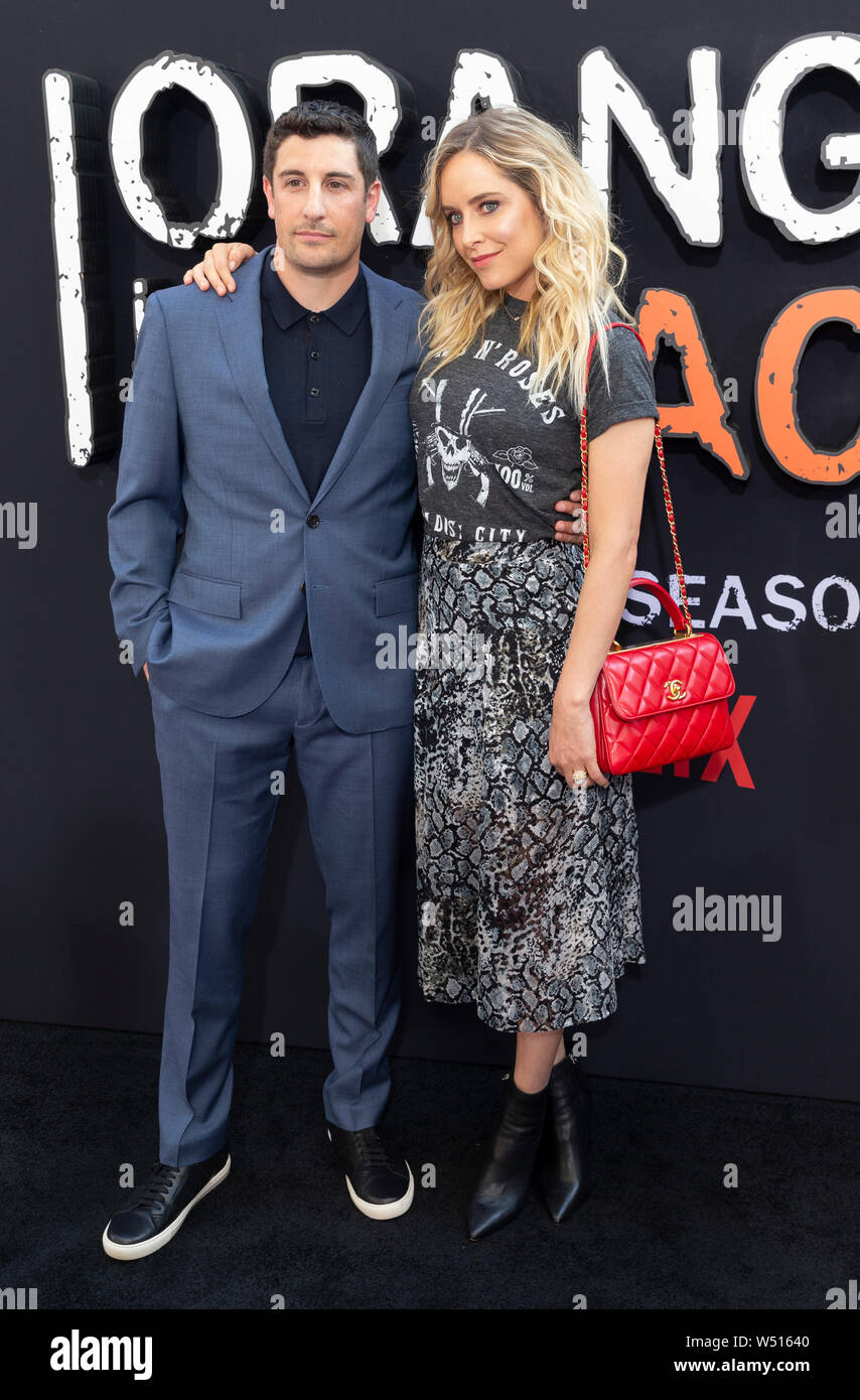 New York, NY - July 25, 2019: Jason Biggs and Jenny Mollen attend ...