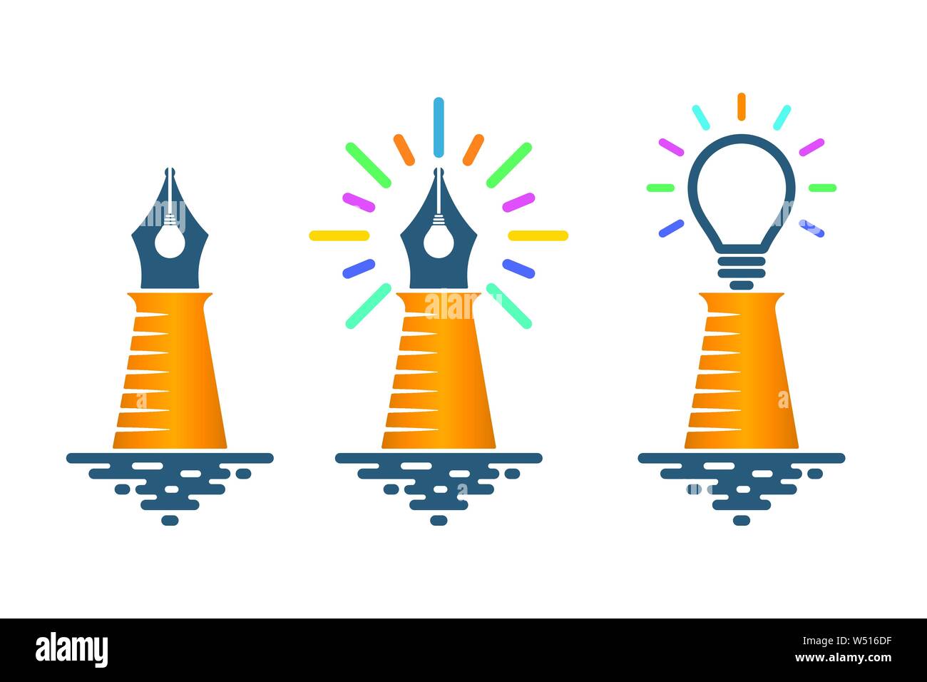 Guide beams Stock Vector Images - Alamy