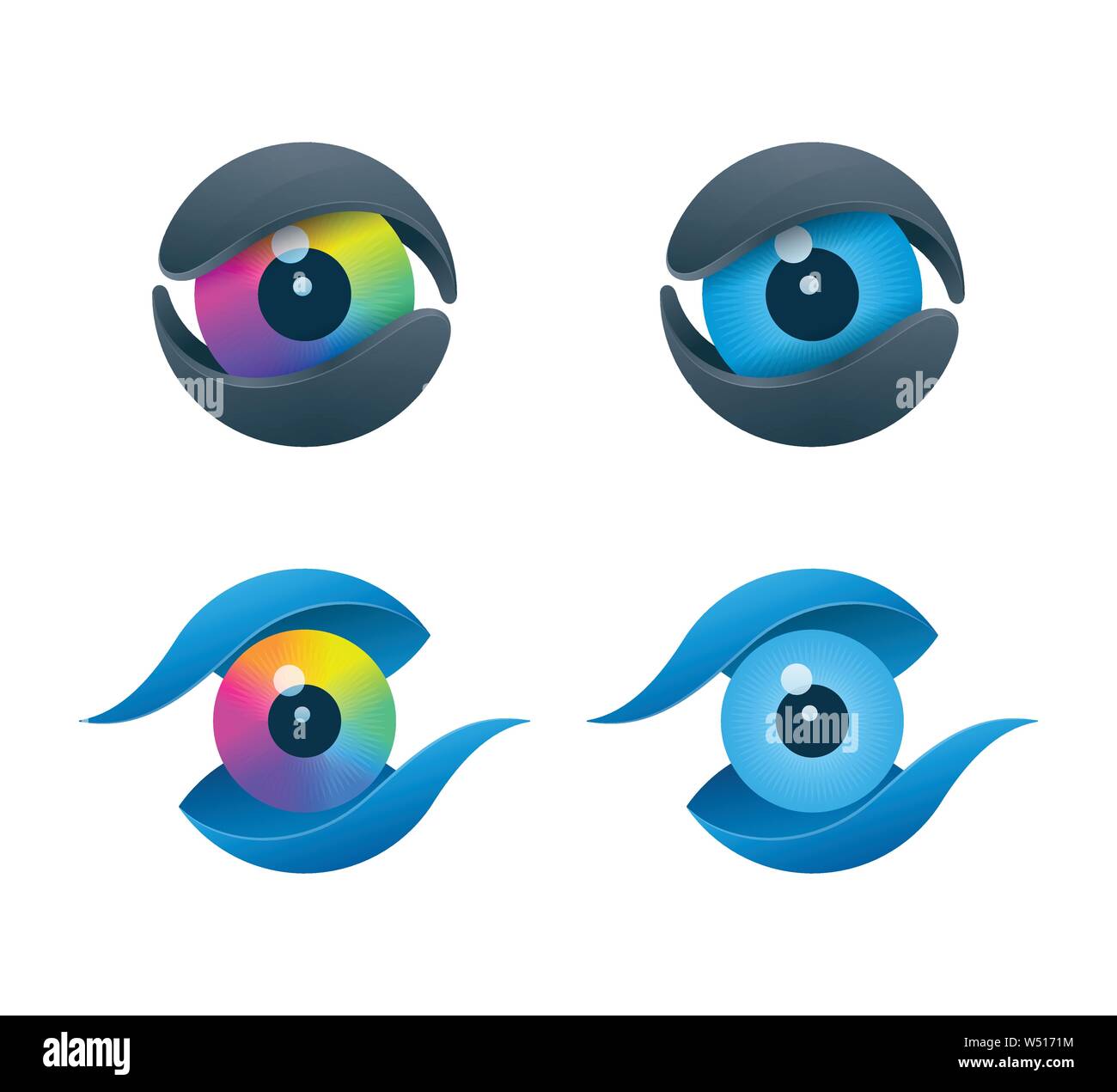 Eye in camera Stock Vector Images - Alamy
