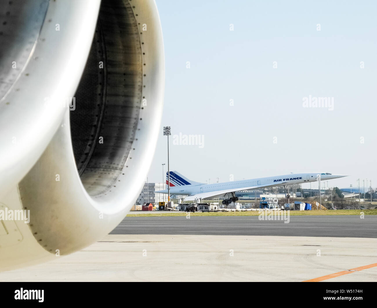 Air france concorde hi-res stock photography and images - Alamy