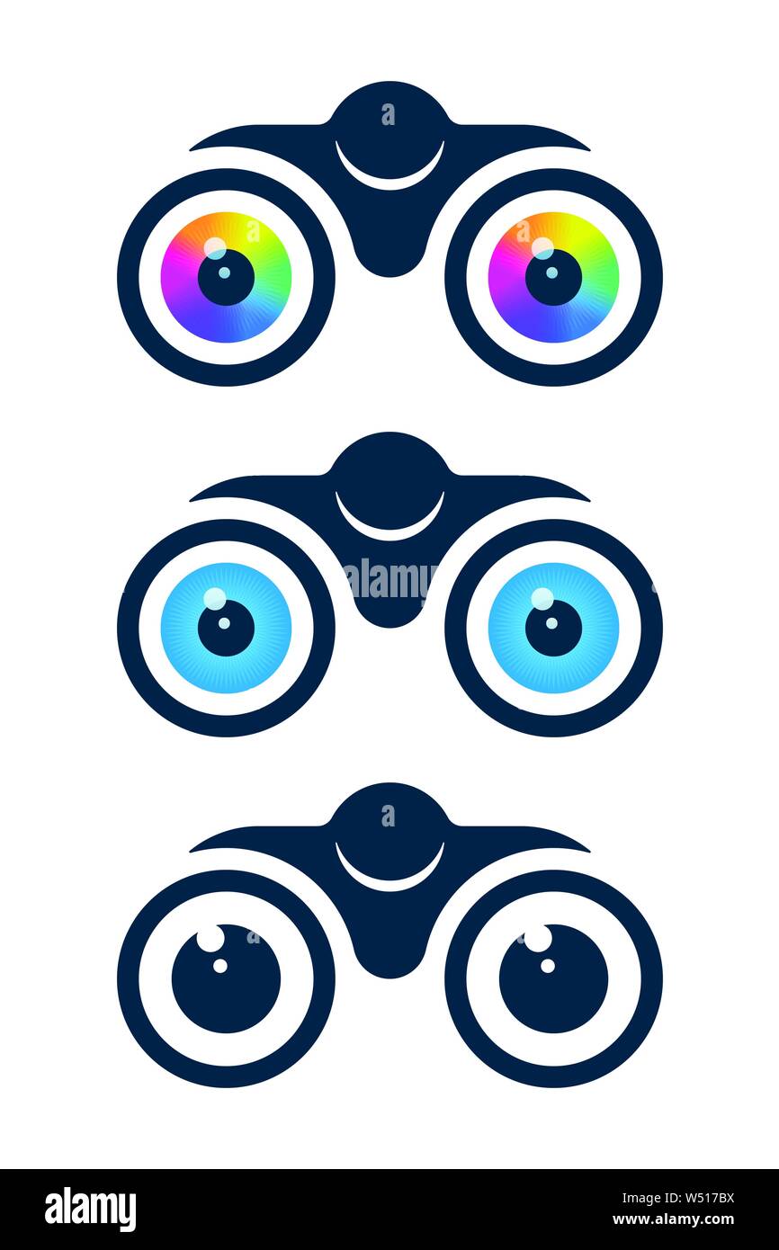 Eye focus vision zoom Cut Out Stock Images & Pictures - Alamy