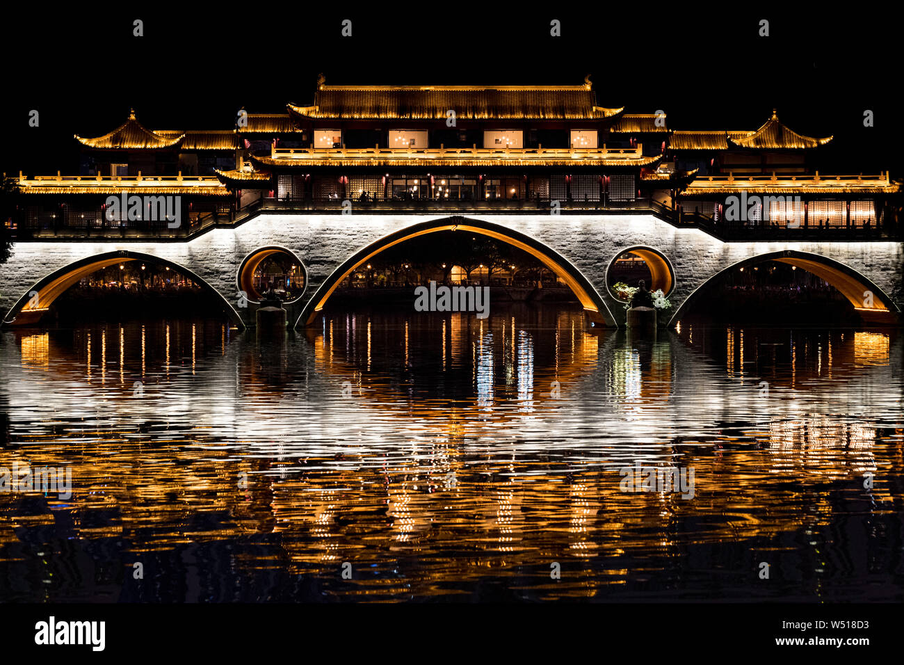 historic bridge chengdu, china, culture, historic, ancient Stock Photo ...