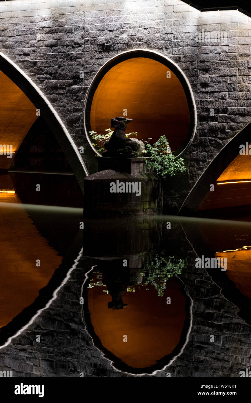 historic bridge chengdu, china, culture, historic, ancient Stock Photo ...