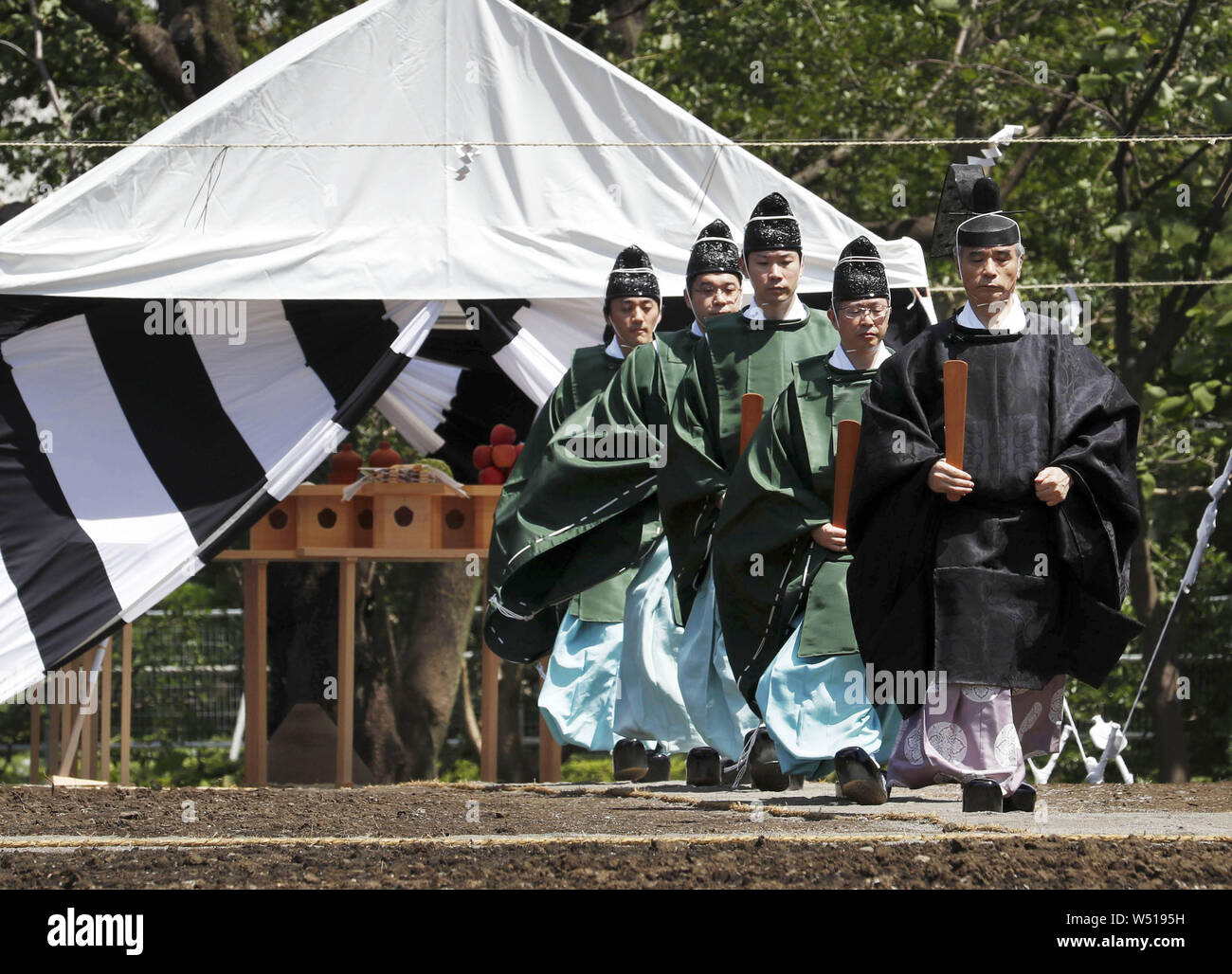 Tokyo, Japan. 26th July, 2019. A ceremony is held at the Imperial ...