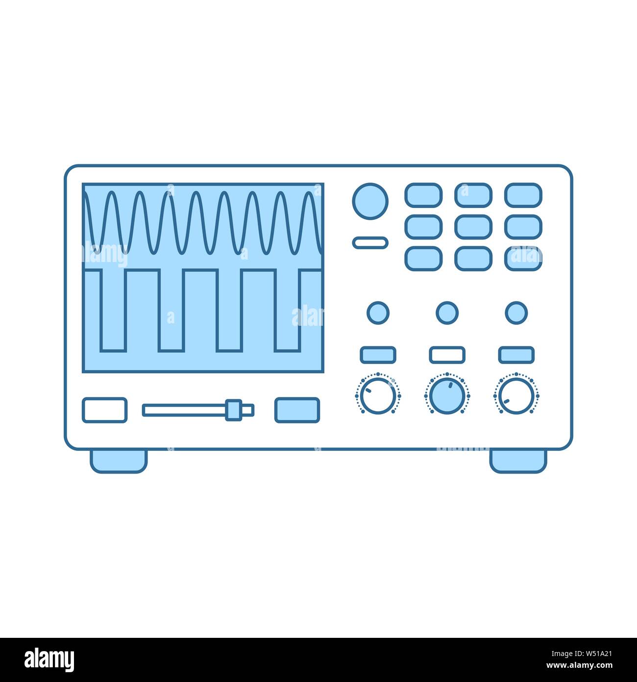 Oscilloscope Stock Vector Images - Alamy