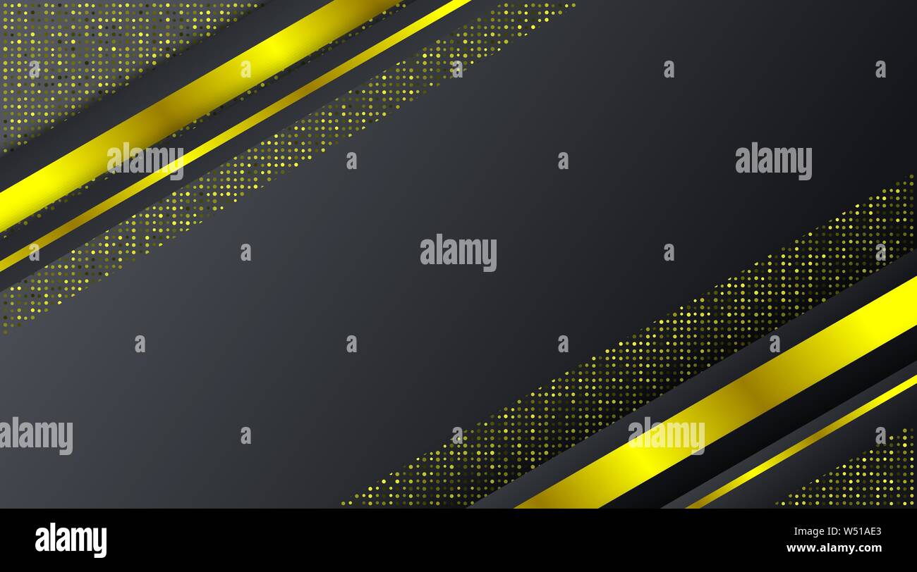 Abstract Black Gold Frame Tech Glowing Elegant Luxury Design Background ...