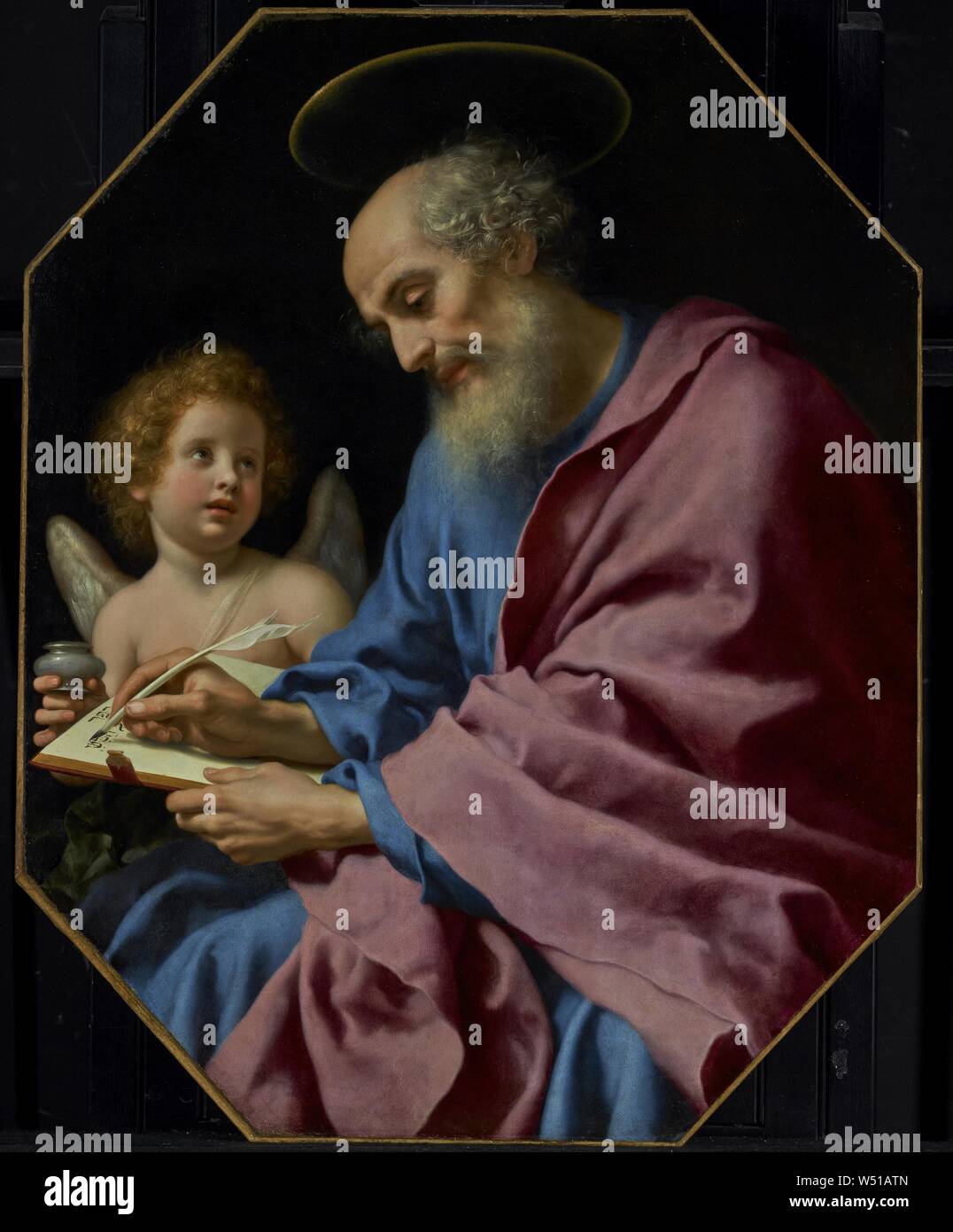 St matthew writing gospel hi-res stock photography and images - Alamy