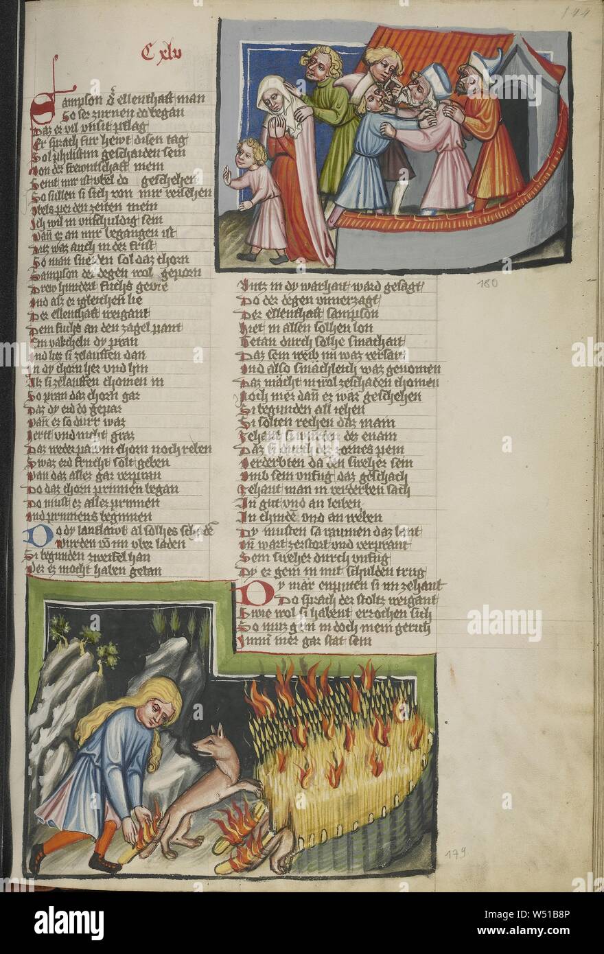 Philistines abducting samsons wife hi-res stock photography and images ...