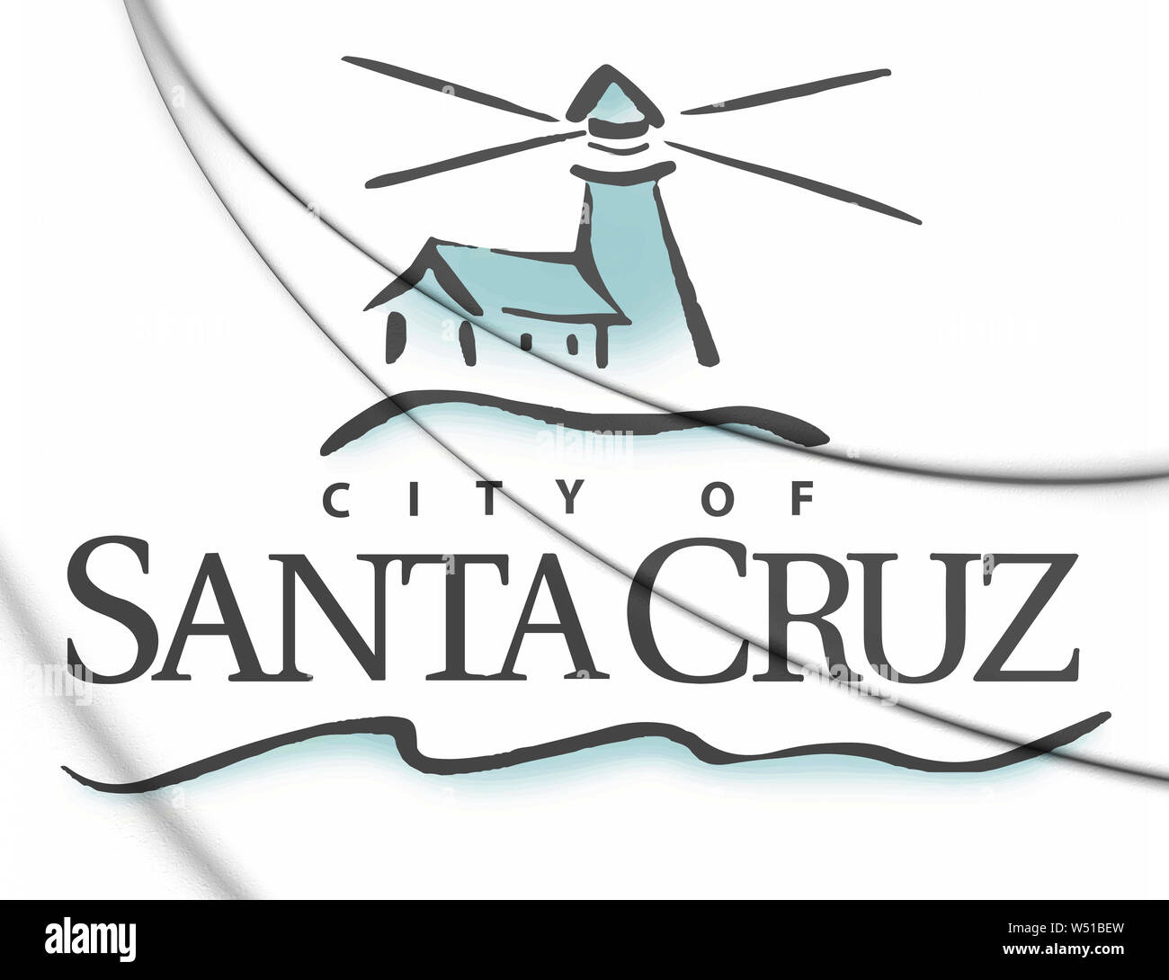 Santa cruz county flag california hi-res stock photography and images ...
