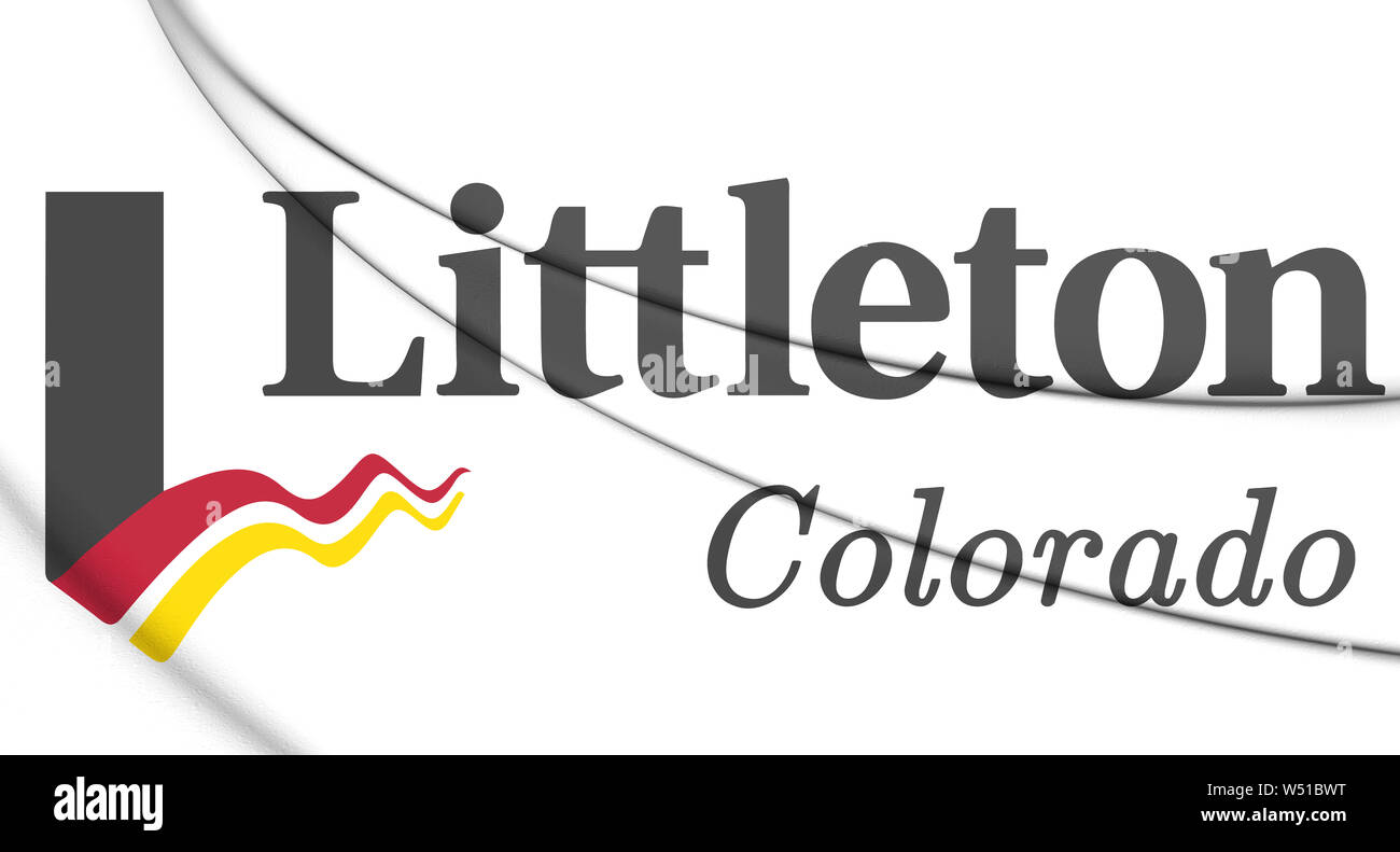 3D Emblem of Littleton (Colorado), USA. 3D Illustration Stock Photo - Alamy