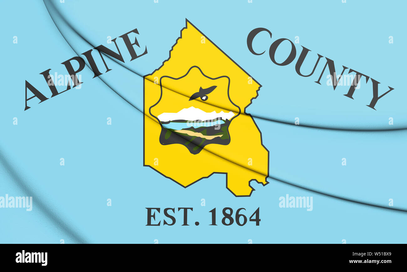 Alpine County Flag High Resolution Stock Photography and Images - Alamy