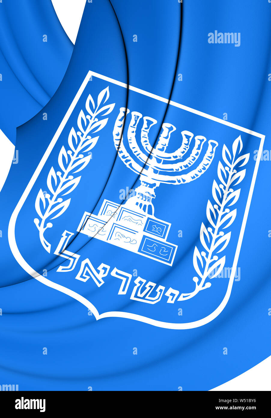 3D Emblem of Israel. 3D Illustration Stock Photo - Alamy