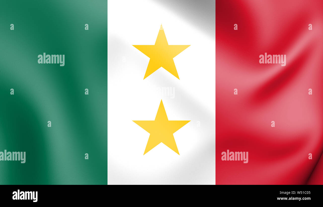 Mexican state of coahuila y tejas flag hi-res stock photography and ...