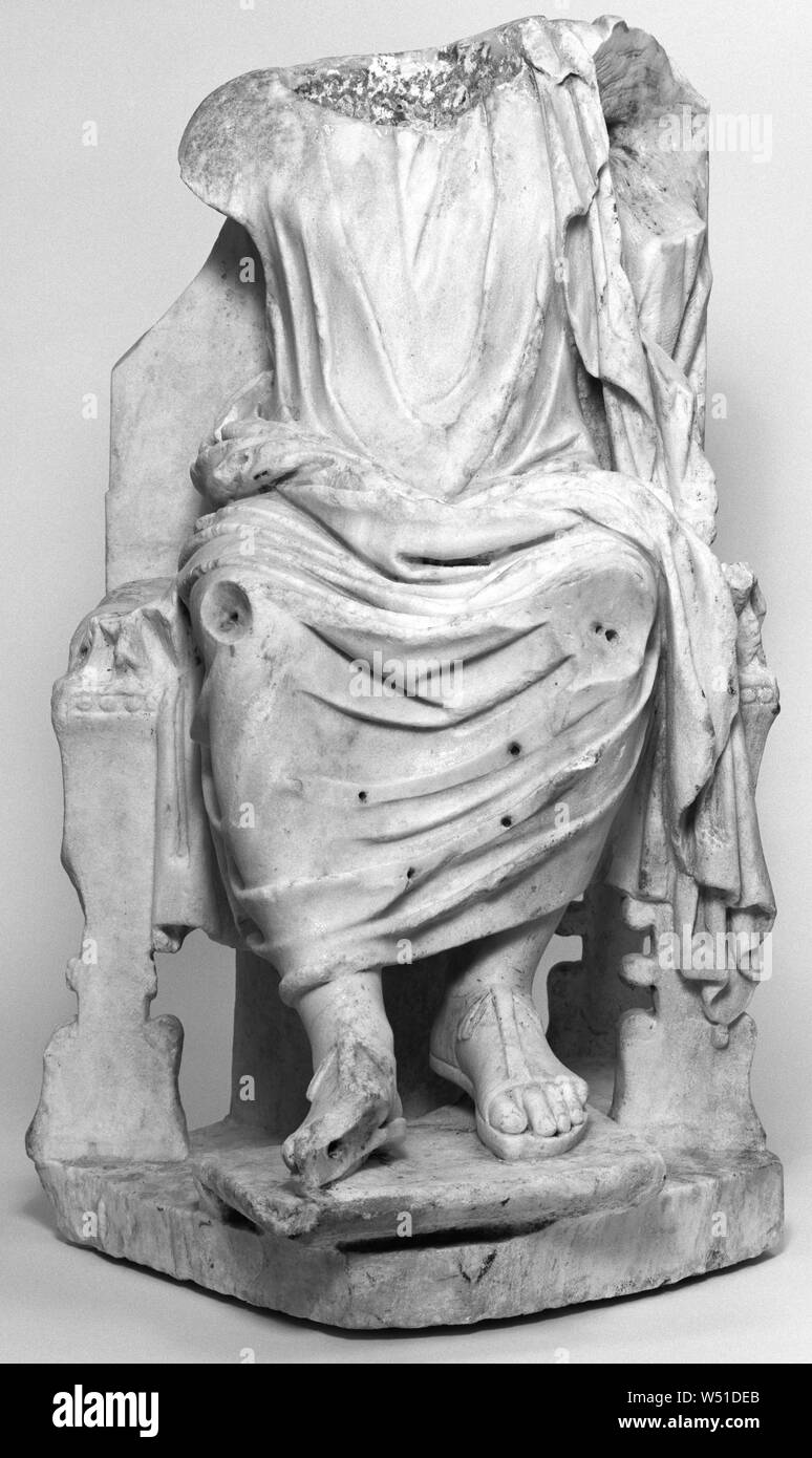 Small Seated Statue of Jupiter (the Westmacott Jupiter), Unknown, Roman ...