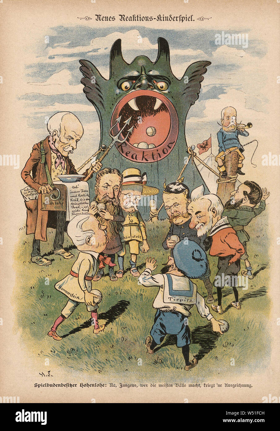 Vintage illustration with a fantasy horror theme Stock Photo - Alamy