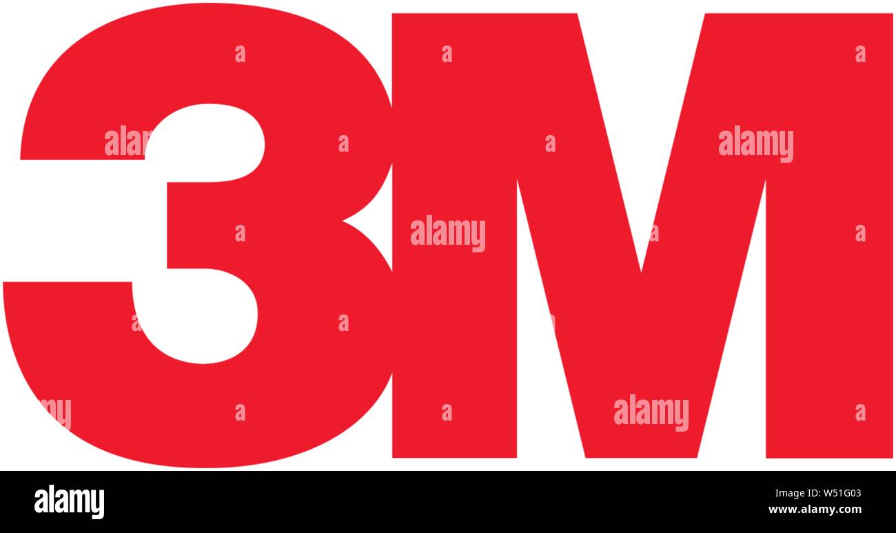 Logo, 3M, technology group, optional, white background, Germany Stock ...