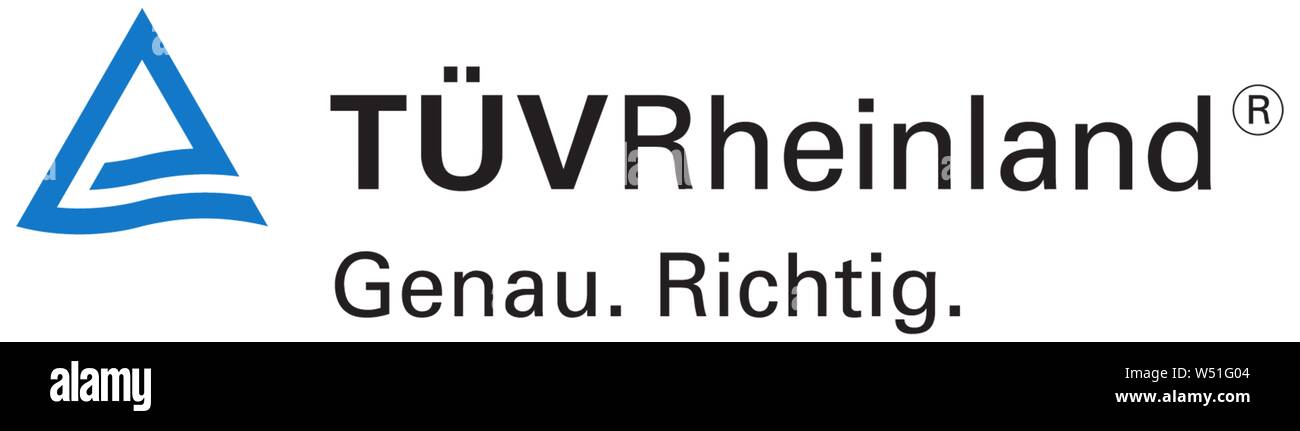Tuv rheinland logo hi-res stock photography and images - Alamy