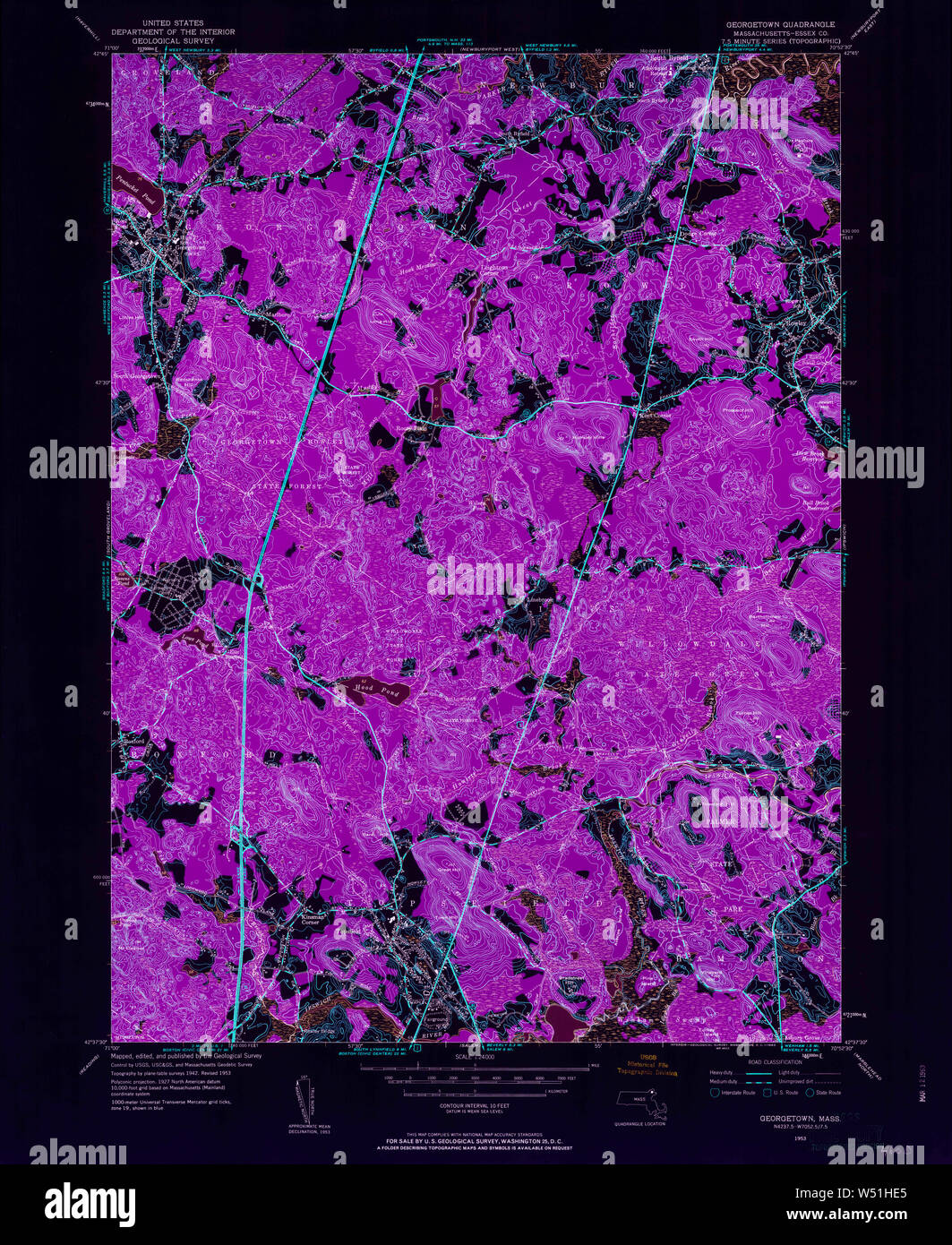 Historical georgetown map hi-res stock photography and images - Alamy