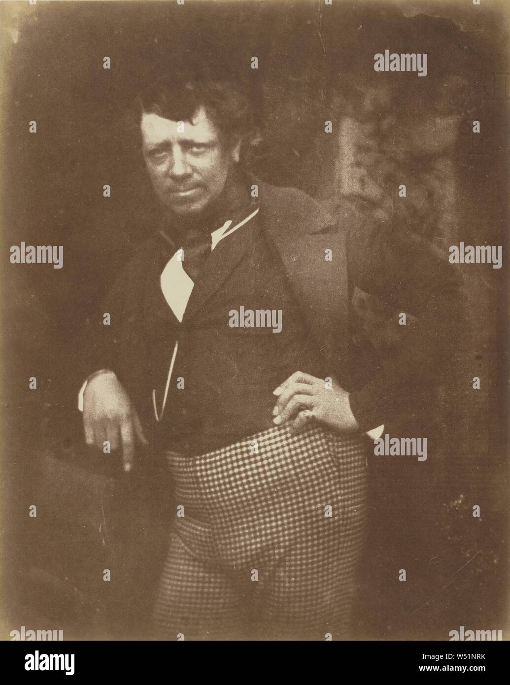 Salted paper print from a calotype negative hi-res stock photography ...