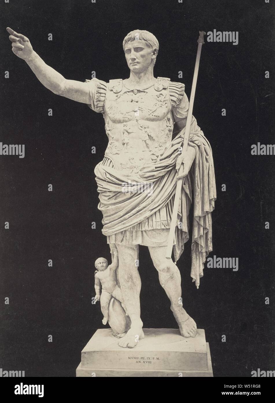 Augustus of Prima Porta, Unknown, Rome, Italy, about 1870 - 1890 ...