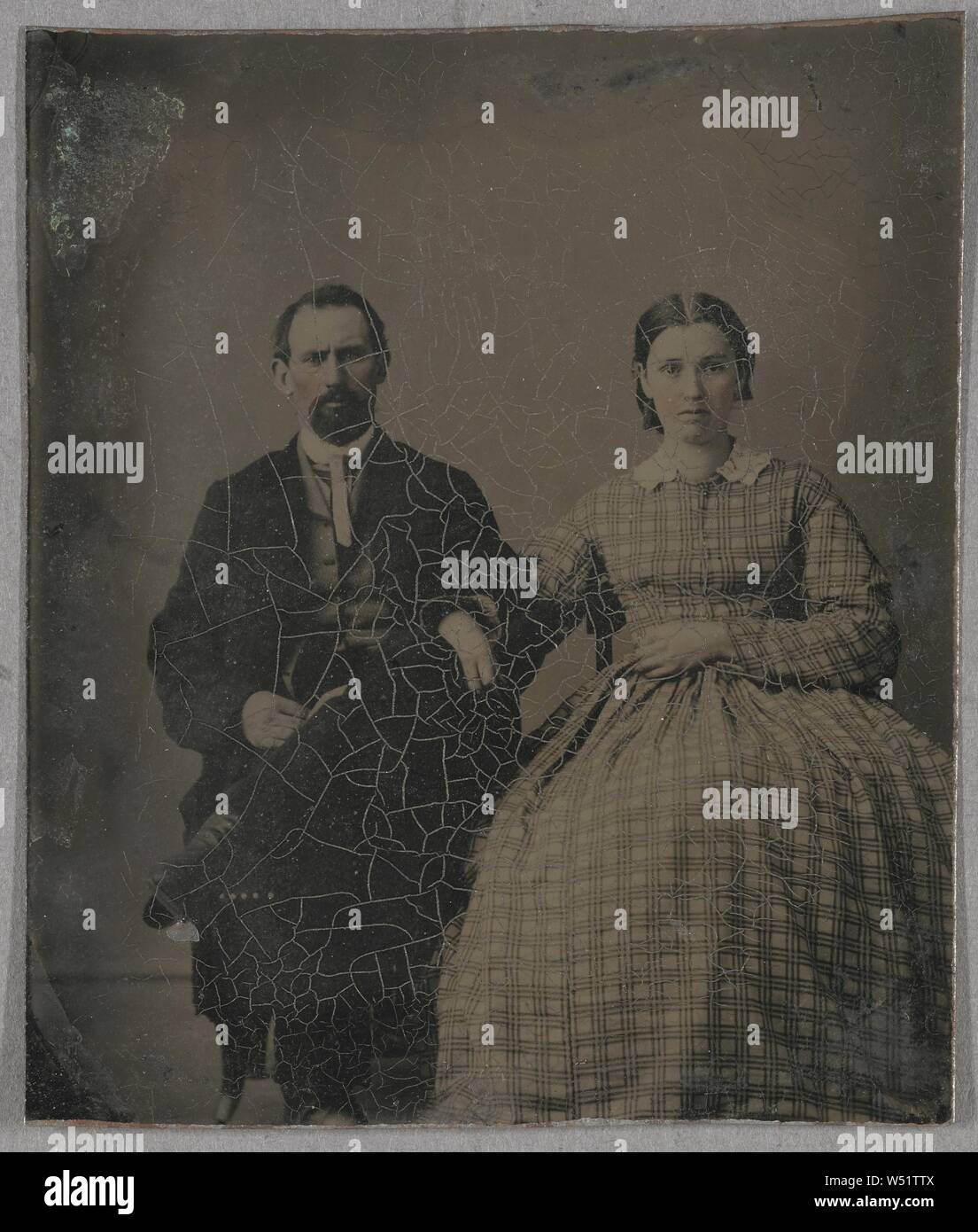 Tintype couple hi-res stock photography and images - Alamy