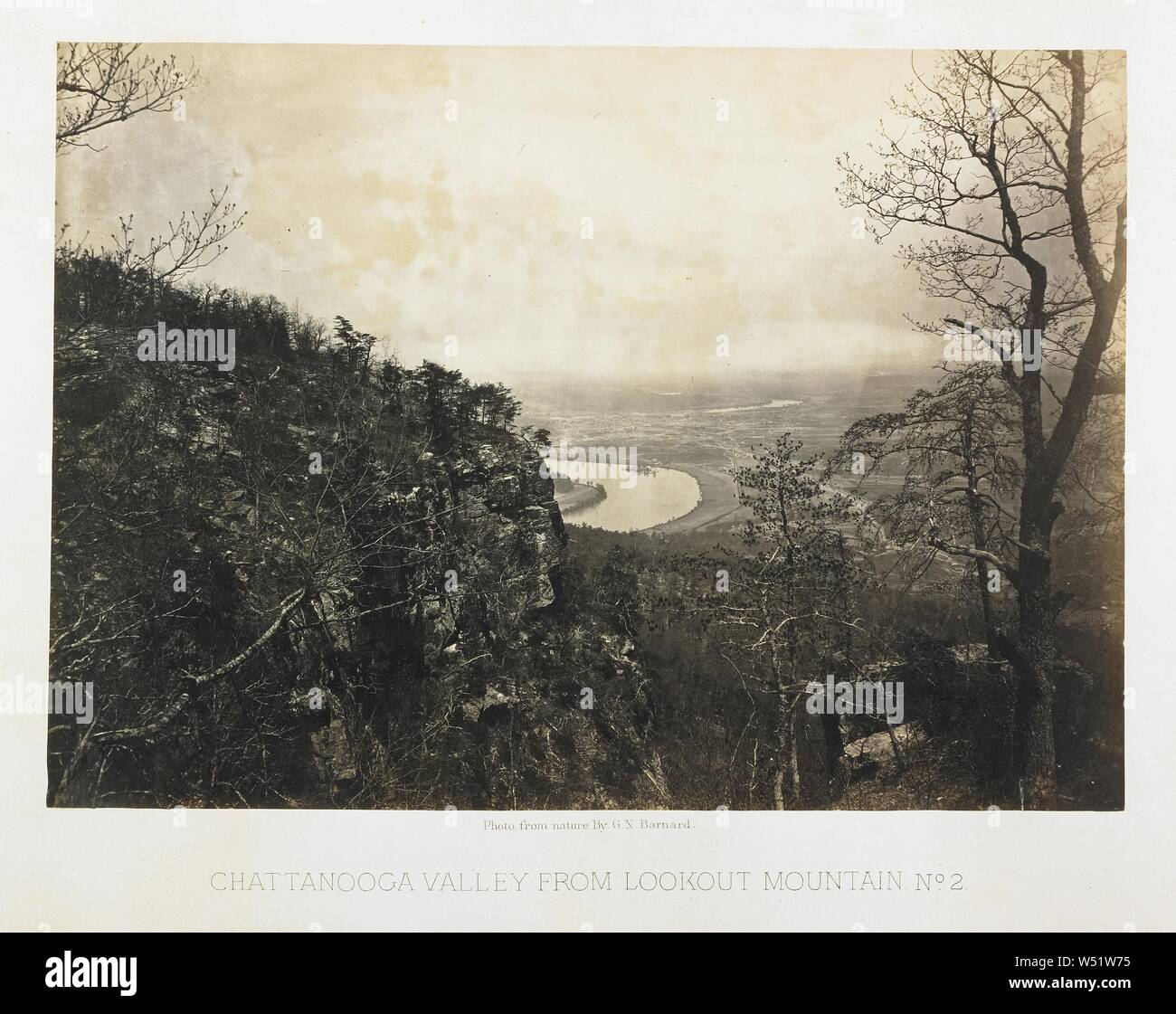 Chattanooga Valley from Lookout Mountain, No. 2, George N. Barnard ...