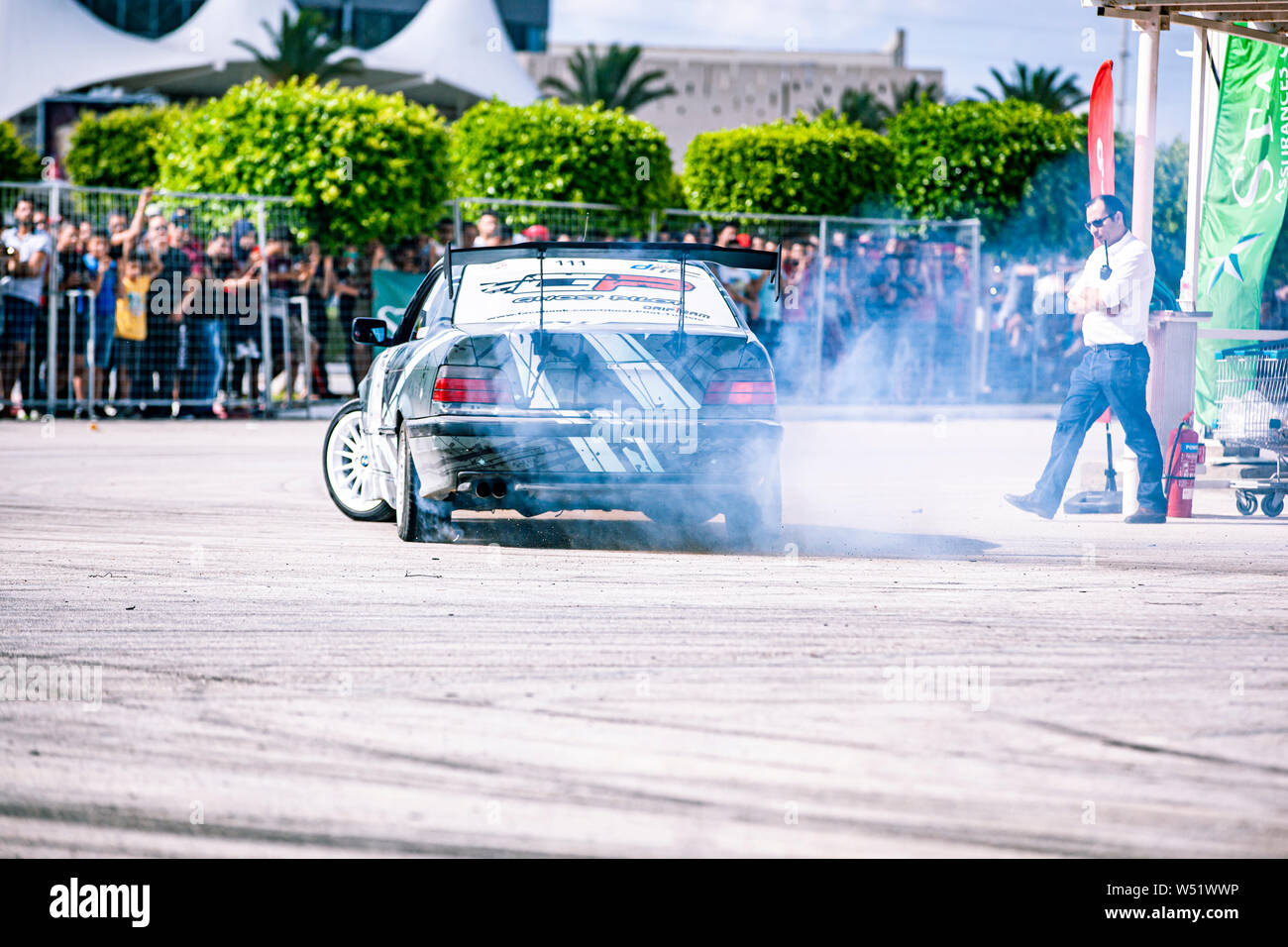 drift tuning car tunisia Stock Photo - Alamy
